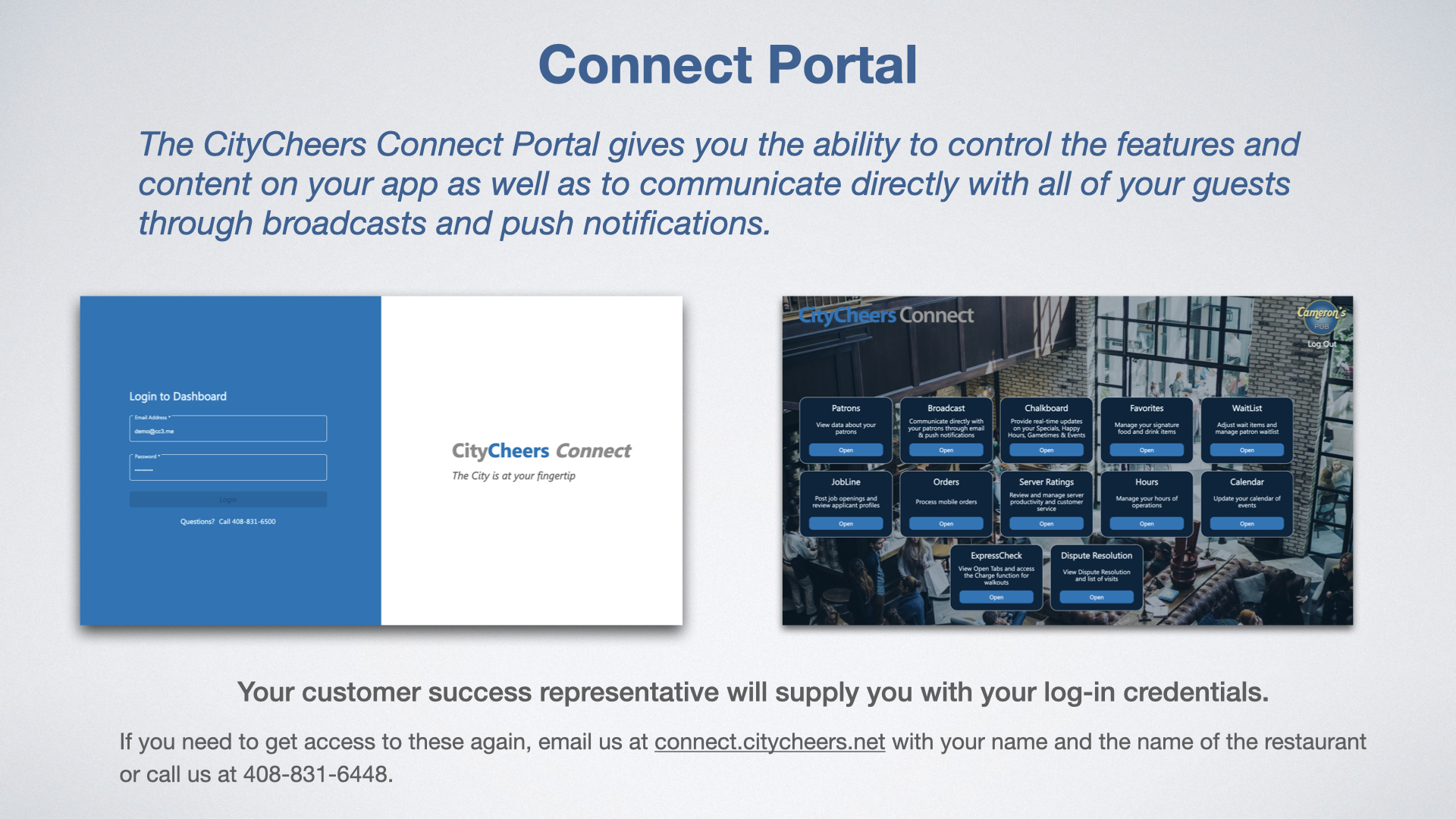 Connect Portal Tutorial | CityCheers Media
